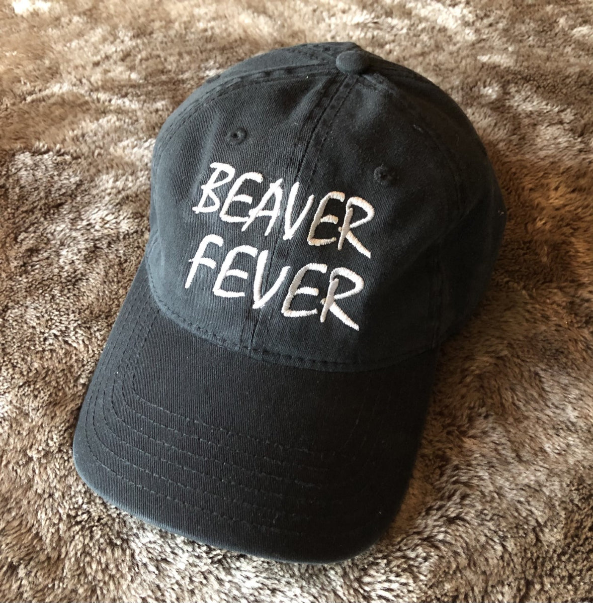 Beaver Fever hat (Black) – Jerry Mathers Beaver Merch